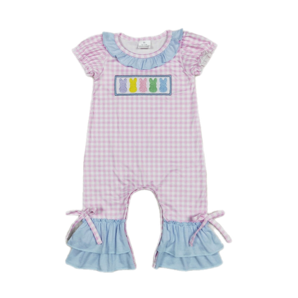 Embroidered Easter Peeps Rompers – Golden Cactus Tutus & Apparel